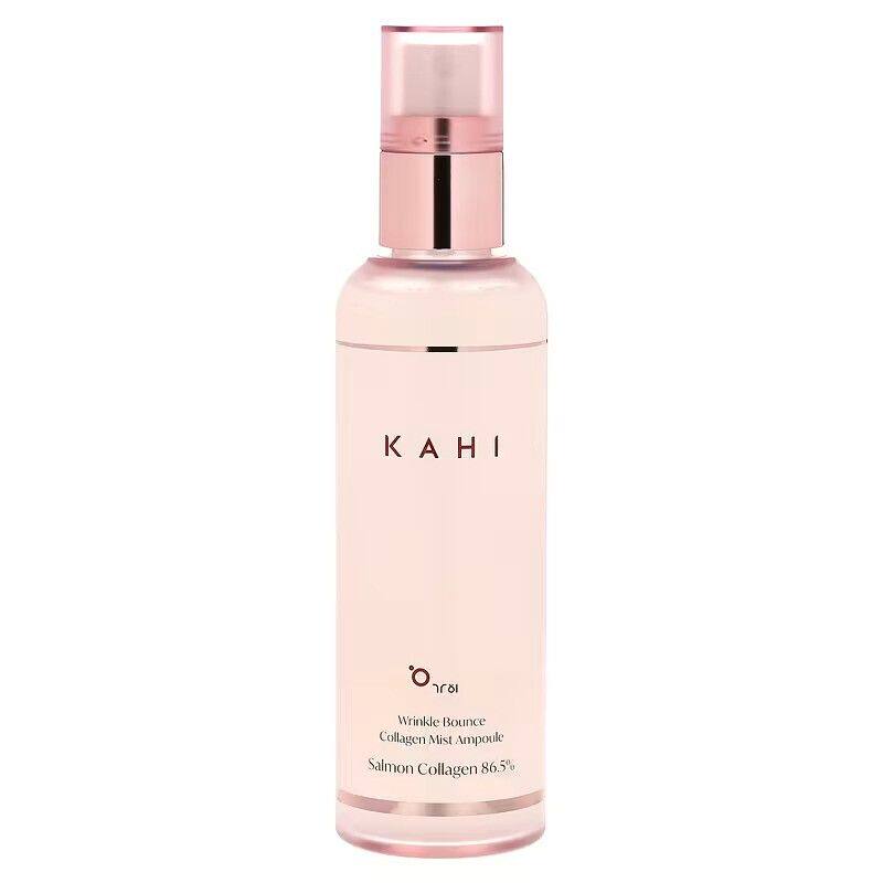 KAHI 皱纹反弹胶原蛋白薄雾喷雾安瓶120ml和改善皱纹双重功效