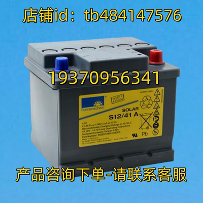 Exide蓄电池 Sonnenschein Solar S12/41 A  12V 41Ah 蓄电池