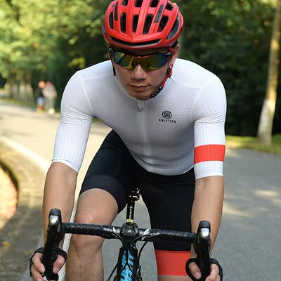 Swiftofo Black White Triathlon Suit Men's Road Bike Cycling