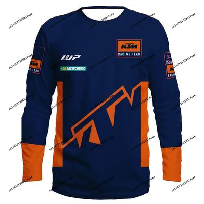 2025 NEW Arrival KTM Racing Team Long Sleeve T-Shirt Contras