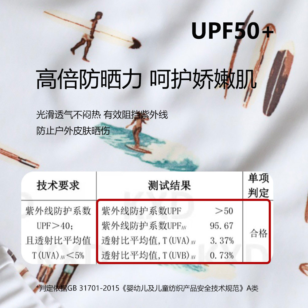 儿童夏季分体泳衣2024新款速干防晒游泳衣男女童宝宝卡通泳裤泳装
