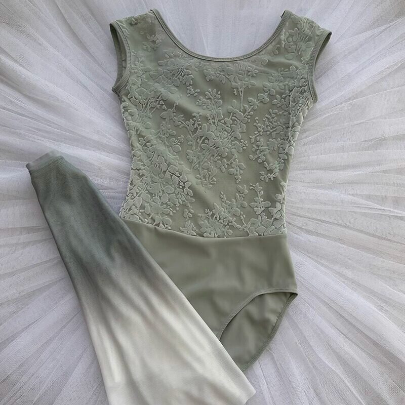 芭蕾女绒款体操服空中瑜伽体操服艺考中高跨练功服中国舞蹈服