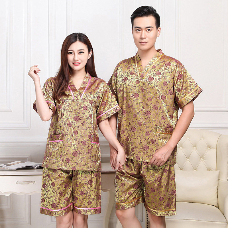汗蒸服女纯棉男款全棉桑拿按摩服情侣装丝棉新品大码美容足疗浴服