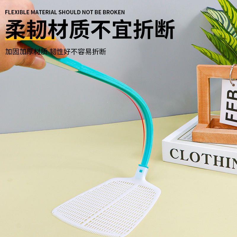 熟胶打不烂苍蝇拍家用耐用老式白头塑料蝇子拍加厚加长柄打蚊子拍