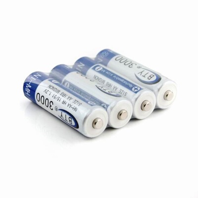 极速4 x New 3000mAh 1.2V AA Ni-MH Rechargeable Ba.ttery