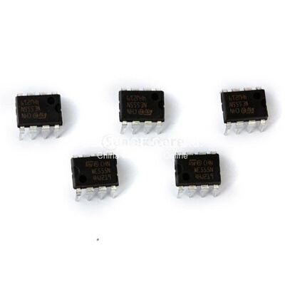 现货5 NE555 NE555N SGS-THOMSON DIP-8 Timer KZit HAM