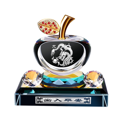 狼玉古龙车载摆件车内装饰品