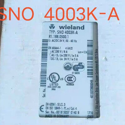 议价威琅安全继电器SNO 4003K-ASNO 4003KSNO 4063K