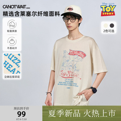CNW迪士尼玩具总动员做旧T恤