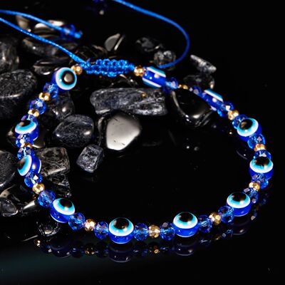 Turkish Evil Eye Bracelets Colorful Crystal Beads Bracelet