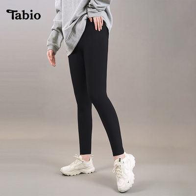 Tabio加绒打底裤保暖不掉档百搭