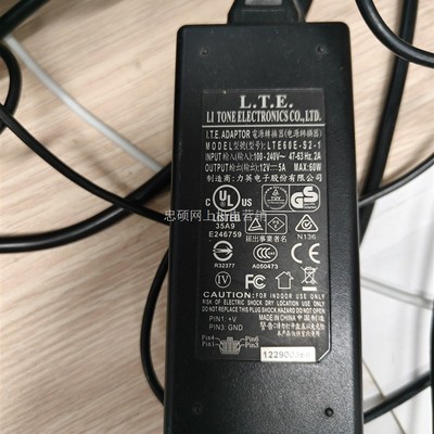 适用ZCU104-G Xilinx Zynq开发板主板ZCU105电源12V适配器LTE60E-