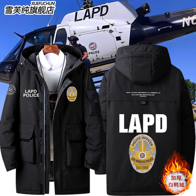 洛杉矶警察局LAPD洛城警署羽绒服