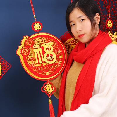 现货速发*  Yr's fu chacter pedat K Sprig Festiv Zodiac