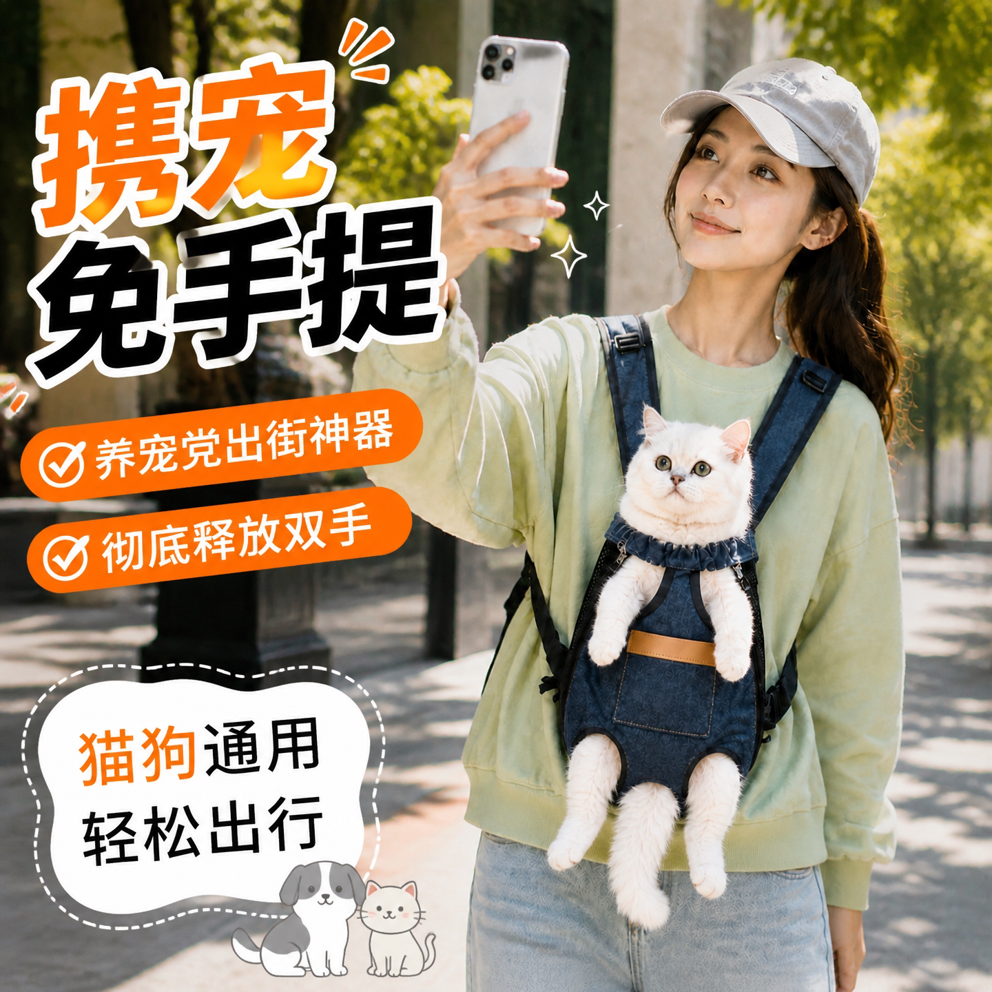 宠物/宠物食品及用品  猫/狗出行用品  背包/箱包  100%
