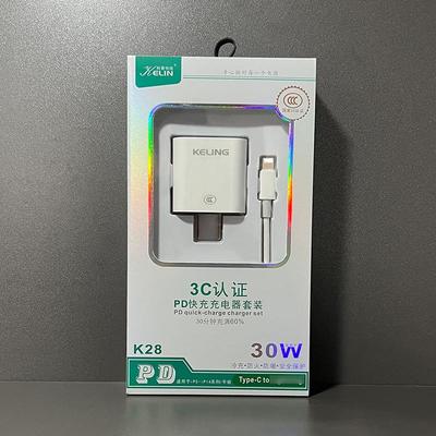 科来快充套装30W手机数据线