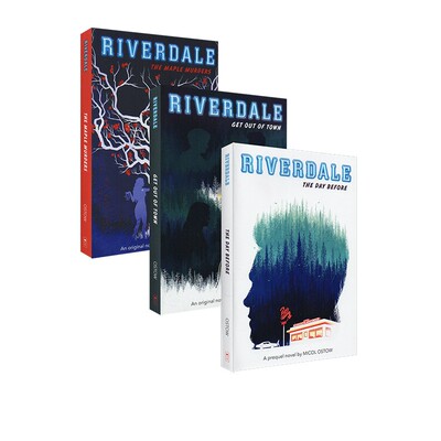 英文原版 河谷镇 Riverdale Novel The Day Before/Get out of Town/The Maple Murders 同名影视原著 青少年章节文字课外读物