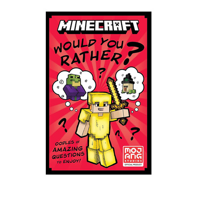 预售 我的世界搞笑漫画 英文原版 Minecraft Would You Rather 你更想选谁 儿童读物漫画读物