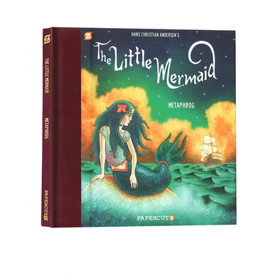 英文原版 The Little Mermaid 小美人鱼 精装 安徒生经典童话故事 儿童课外阅读 全彩漫画小说 Hans Christian Andersen