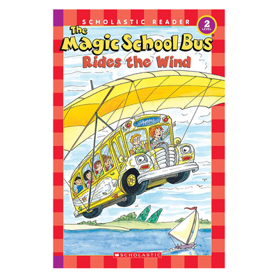 英文原版 神奇校车 魔法校车 The Magic School Bus Rides the Wind 分级读物L2 桥梁书套装  科学科普知识