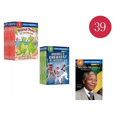 美国兰登分级读物 Step into Reading L1-L5 39册 幼儿兰登书屋绘本读物 英文原版 中小学生课外阅读桥梁书