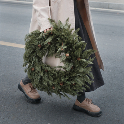 【博主推荐】圣诞装饰花环藤条