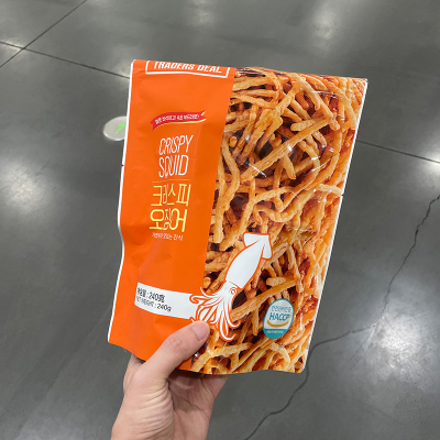 山姆代购韩国即食海鲜水产制品零食TRADERS DEAL香脆鱿鱼条