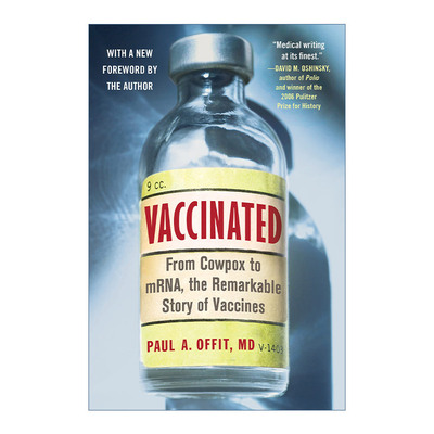 英文原版 Vaccinated 疫苗的非凡故事 从牛痘到MRNA 英文版 进口英语原版书籍