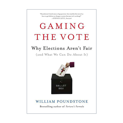 英文原版 Gaming the Vote: Why Elections Aren't Fair  选举中的谋略与博弈 为什么选举不是公平的 英文版 进口英语原版书籍