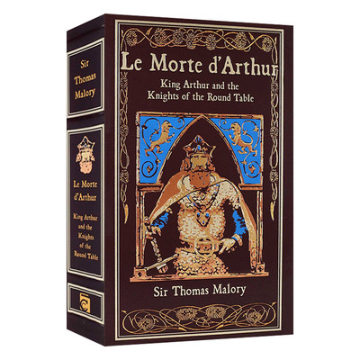 英文原版 Le Morte DArthur 亚瑟王之死 Leather Bound Classics 经典皮革精装 Thomas Ma 英文版 进口英语原版书籍