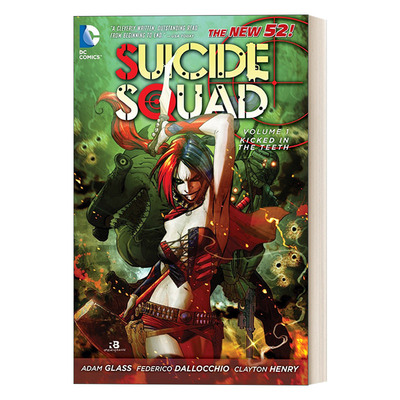 英文原版 Suicide Squad Vol.1 Kicked in the Teeth The New 52 自杀小队 卷一 严重打击 DC漫画 英文版 进口英语原版书籍