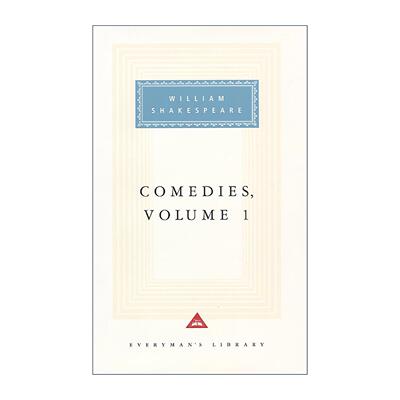 英文原版 Comedies Volume 1 莎士比亚喜剧集 卷一 Everyman精装收藏版 英文版 进口英语原版书籍