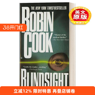 英文原版 Blindsight A Medical Thriller 盲视 医疗惊悚悬疑小说 纽约时报畅销书作者Robin Cook 简装 英文版 进口英语原版书籍