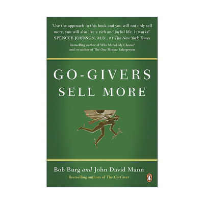 英文原版 Go-Givers Sell More 给予的力量2 付出与商业回报 英文版 进口英语原版书籍