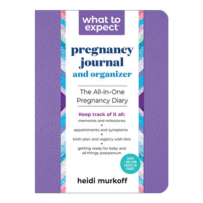 英文原版 What to Expect Pregnancy Journal and Organizer 海蒂怀孕大百科日志 英文版 进口英语原版书籍