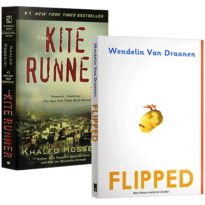 怦然心动Flipped+追风筝的人The Kite Runner 英文原版小说 英语原著小说搭word power made奇迹男孩wonder福尔摩斯相约星期二