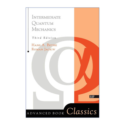 英文原版 Intermediate Quantum Mechanics 中级量子力学 第3版 物理学前沿系列 英文版 进口英语原版书籍