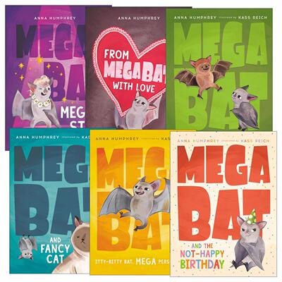 英文原版 Megabat 大蝙蝠系列6册 儿童章节桥梁故事书 沙迪的鸭子作者安娜·汉弗莱 英文版 进口英语原版书籍