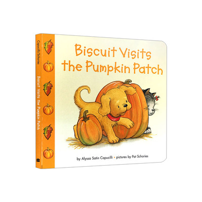 英文原版绘本 Biscuit Visits the Pumpkin Patch 小饼干狗参观南瓜园 纸板书 英文版 进口英语原版书籍