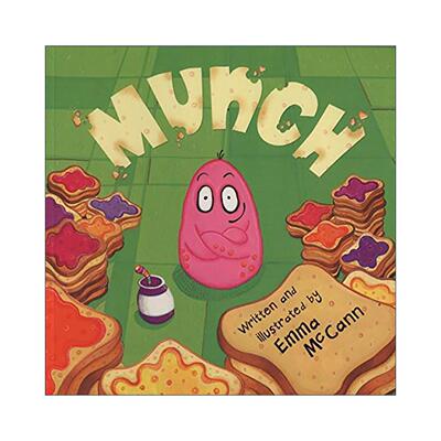 英文原版 Munch 大口嚼 低幼儿童大开本认知绘本 英文版 进口英语原版书籍
