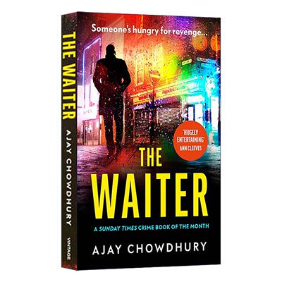 英文原版 The Waiter 服务员 Ajay Chowdhury畅销侦探小说 退休侦探卡米尔?拉赫曼系列1 英文版 进口英语原版书籍