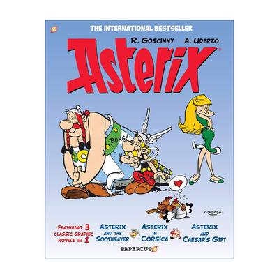 英文原版 Asterix Omnibus #7 高卢英雄历险记 19-21 合订本 卷七 英文版 进口英语原版书籍