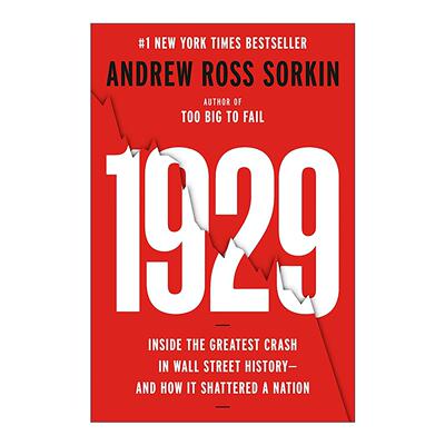 英文原版 1929 华尔街历史上大崩盘内幕 及其如何摧毁一个国家 大而不倒作者 精装 英文版 进口英语原版书籍