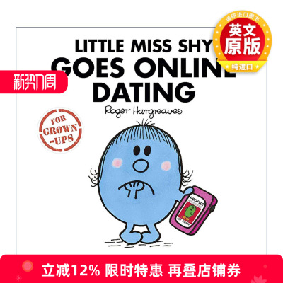 英文原版 Little Miss Shy Goes Online Dating 奇先生妙小姐系列精装绘本 害羞小姐的网络约会 英文版 进口英语原版书籍