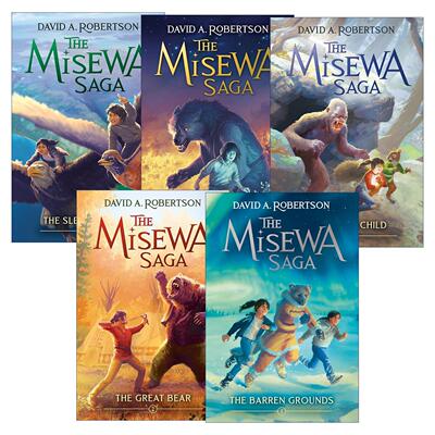 英文原版 The Misewa Saga 米塞瓦传奇系列1-5册 儿童奇幻土著文化小说 David A. Robertson 英文版 进口英语原版书籍