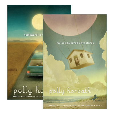 英文原版 My One Hundred Adventures 我的一百次冒险2册 儿童章节桥梁书 纽伯瑞奖得主Polly Horvath 英文版 进口英语原版书籍