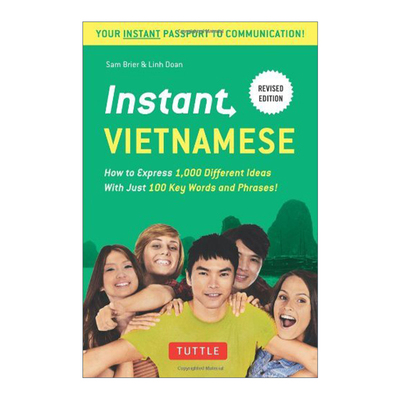 英文原版 Instant Vietnamese Vietnamese Phrasebook & Dictionary 快速越南语 越南语常用语词典 英文版 进口英语原版书籍