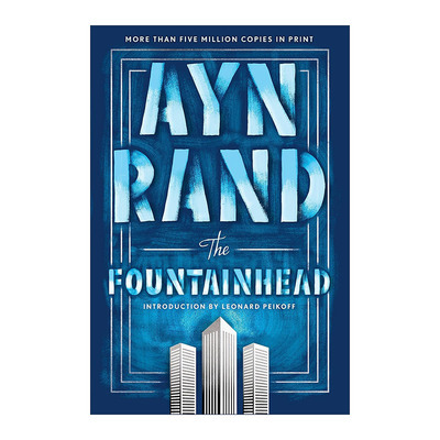 英文原版 The Fountainhead 源泉 Ayn Rand安·兰德 英文版 进口英语原版书籍