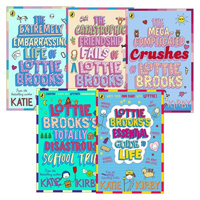 英文原版 The Extremely Embarrassing Life of Lottie Brooks 洛蒂极其尴尬的生活系列5册 英文版 进口英语原版书籍
