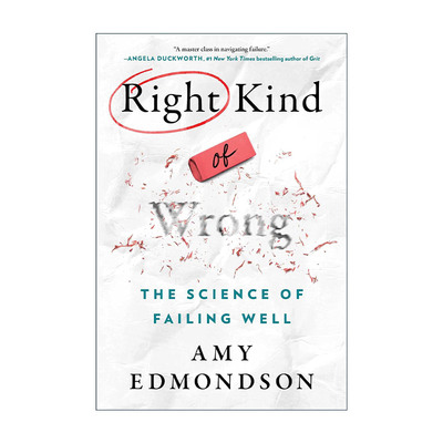英文原版 Right Kind of Wrong 对与错 失败的科学 哈佛商学院教授Amy Edmondson 英文版 进口英语原版书籍